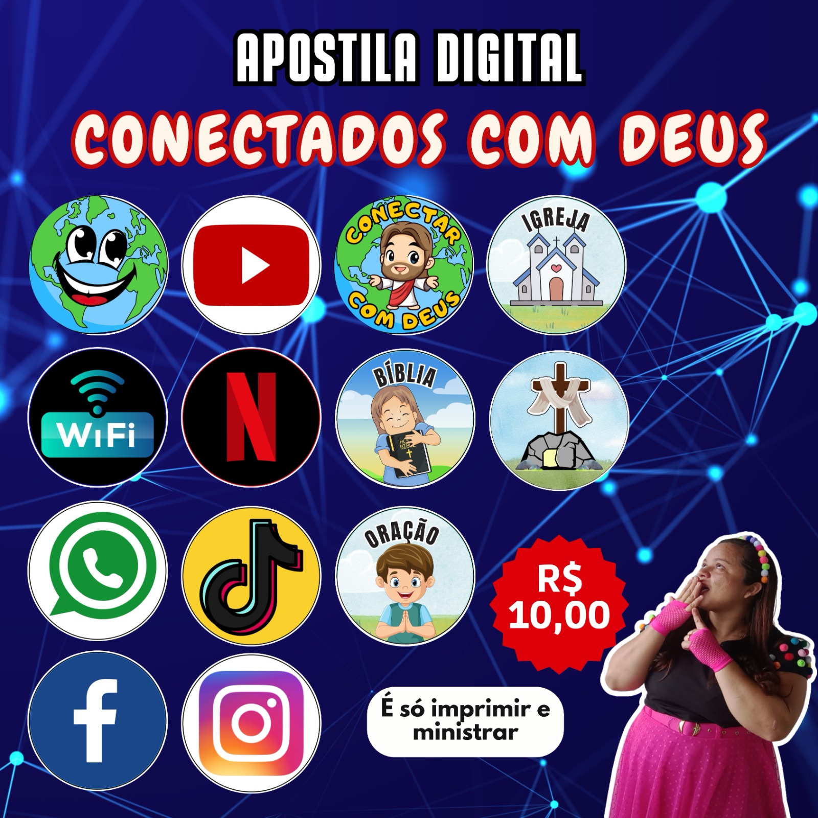 Conectados com Deus - História Bíblica - Tia Dayse | Hotmart