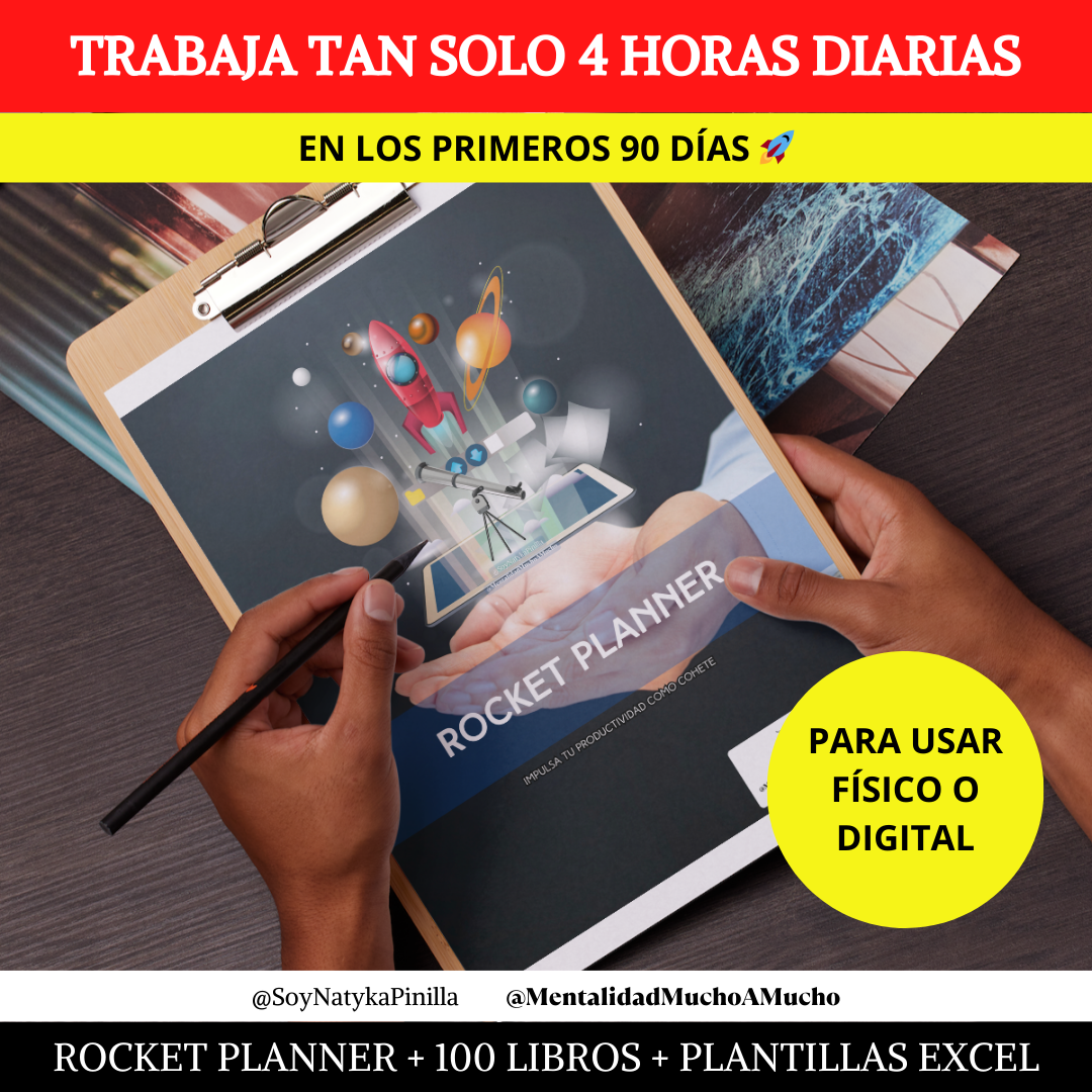 Planner Productividad Cohete [ROCKET PLANNER+ Bonus] 🚀 - Soy Natyka ...