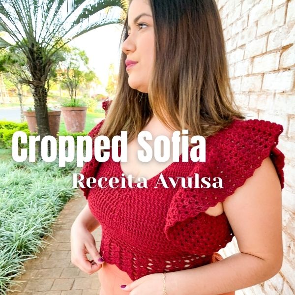 Cropped Sofia - Ester Marnet Crochê | Hotmart