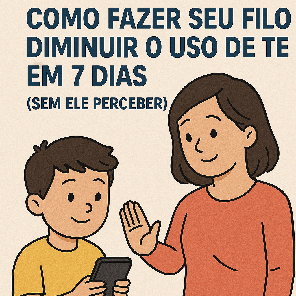 Como Fazer Seu Filho Diminuir o Uso de Tela em 7 Dias (Sem Ele Perc...