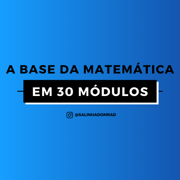 A Base da Matemática - Mrad | Hotmart