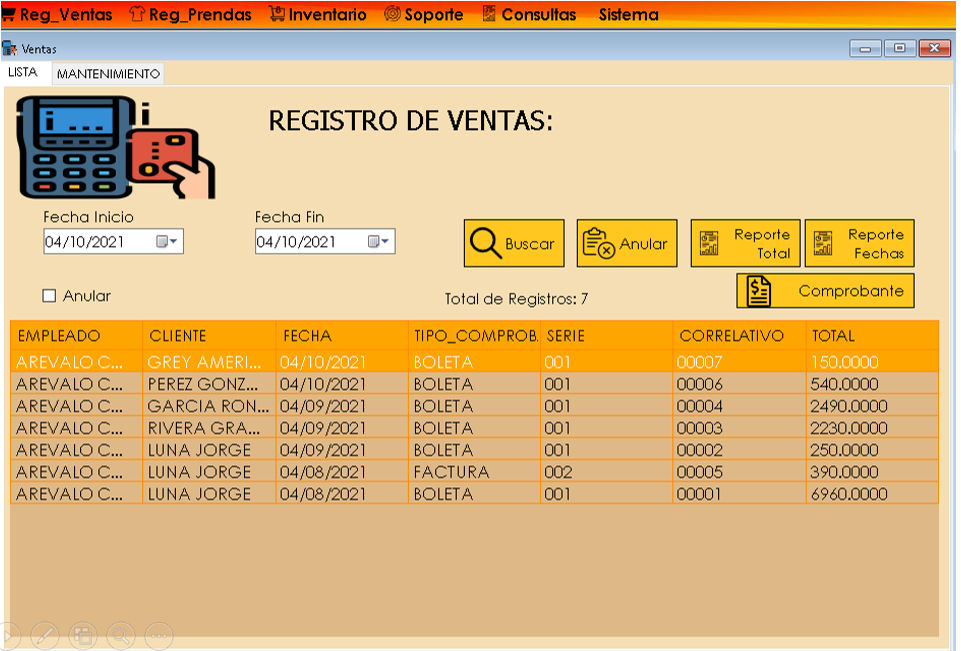PROYECTO PARA ESTUDIOS - SISTEMA DE VENTAS TIENDA ROPA (C#,SQL Desa...