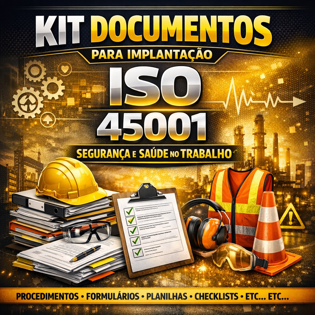 KIT COMPLETO DOCUMENTAÇÃO IMPLEMENTAÇÃO ISO 45001 - 2018 - QSI Cons...