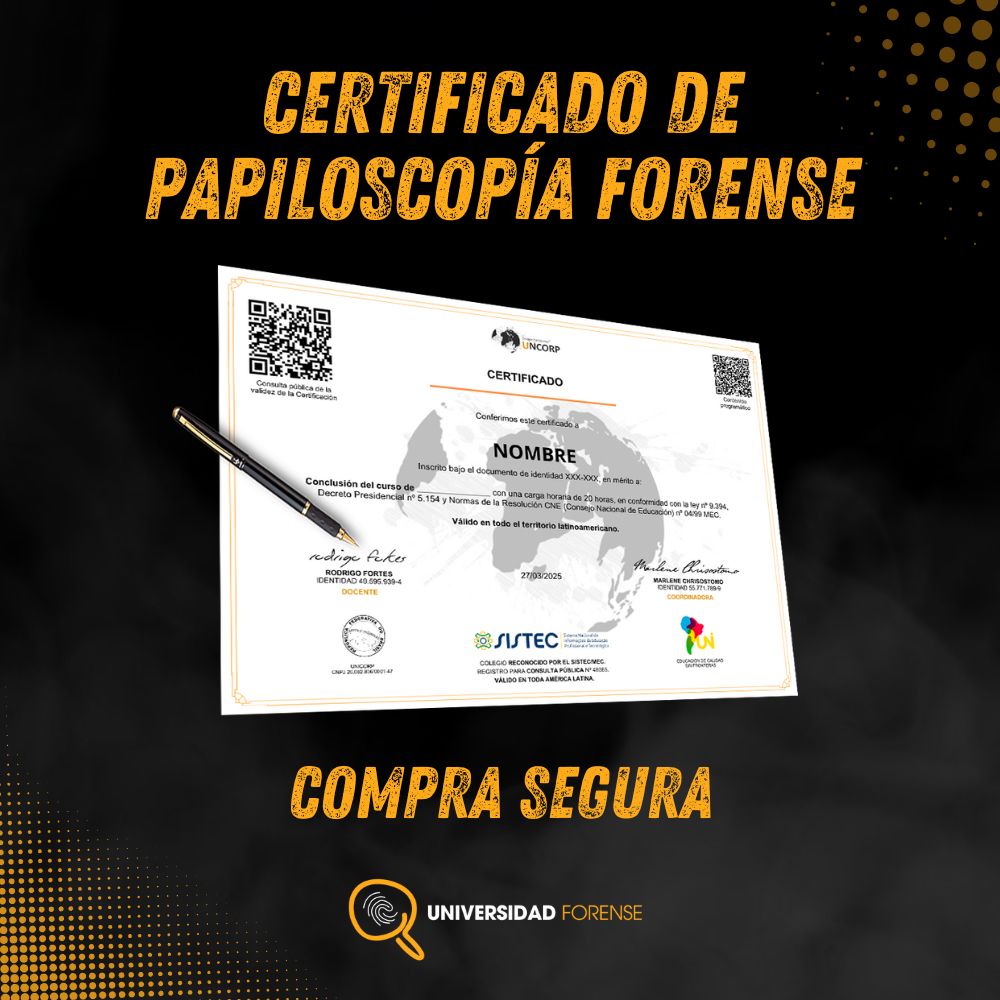 Curso de Papiloscopia Forense