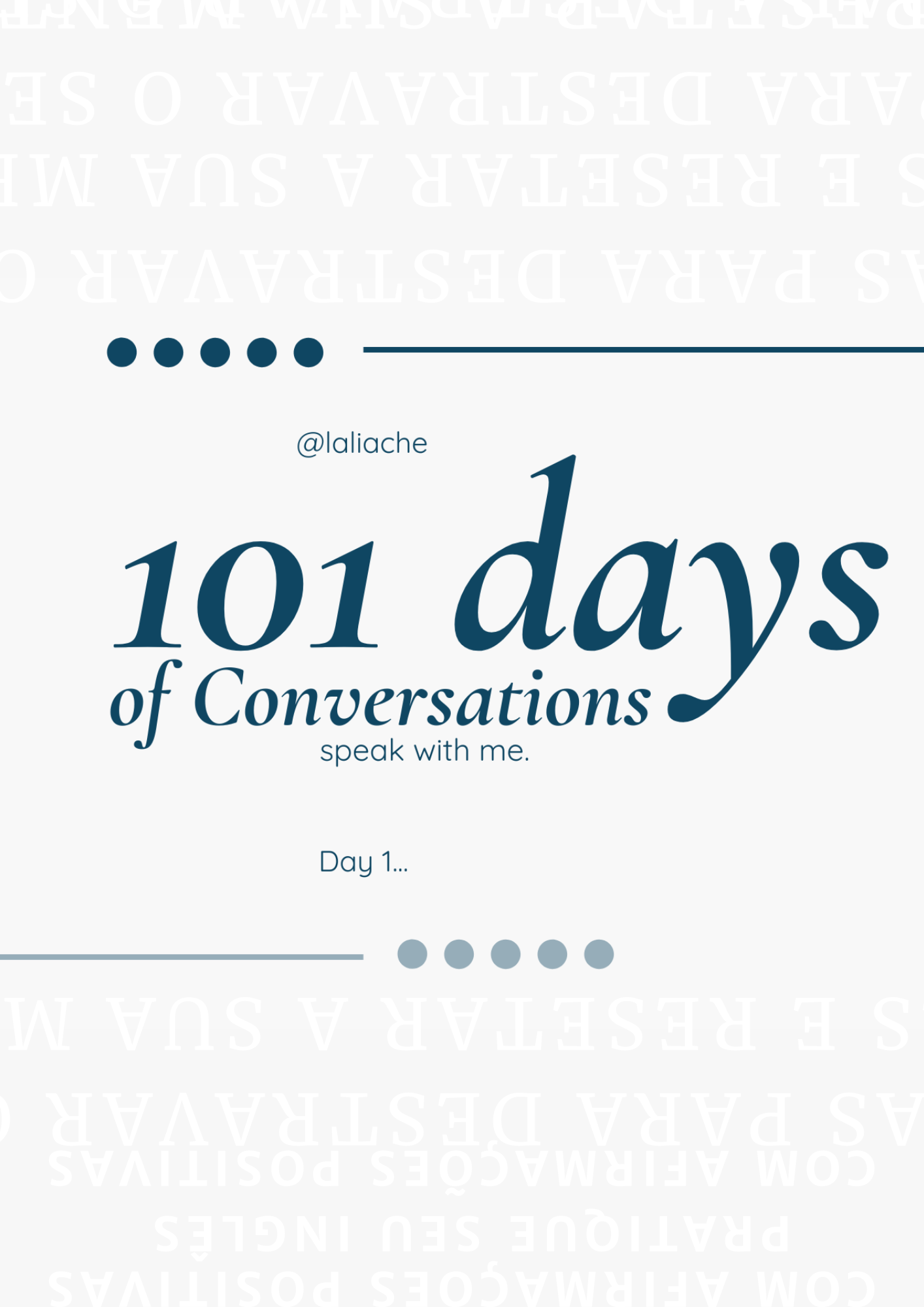 101 Days of Conversation