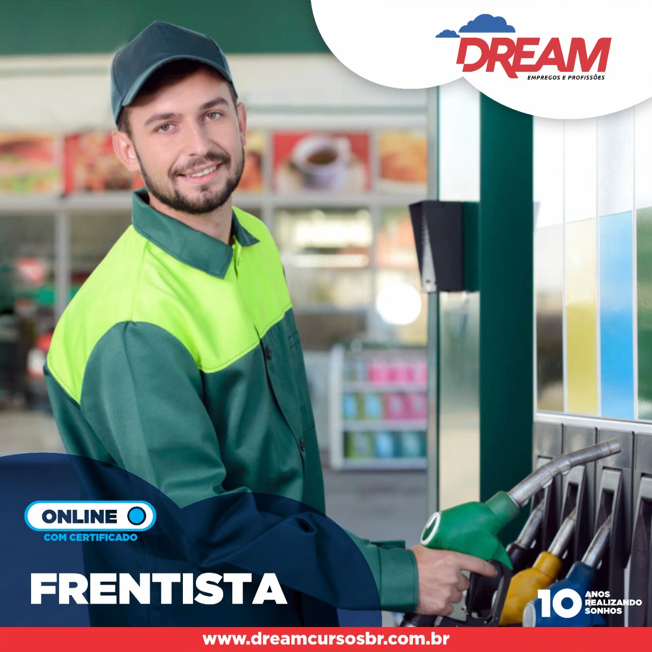 FRENTISTA DE POSTO NR 20