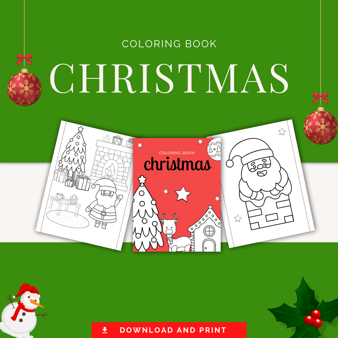 Coloring Book Christmas - Melissa Chaparro | Hotmart