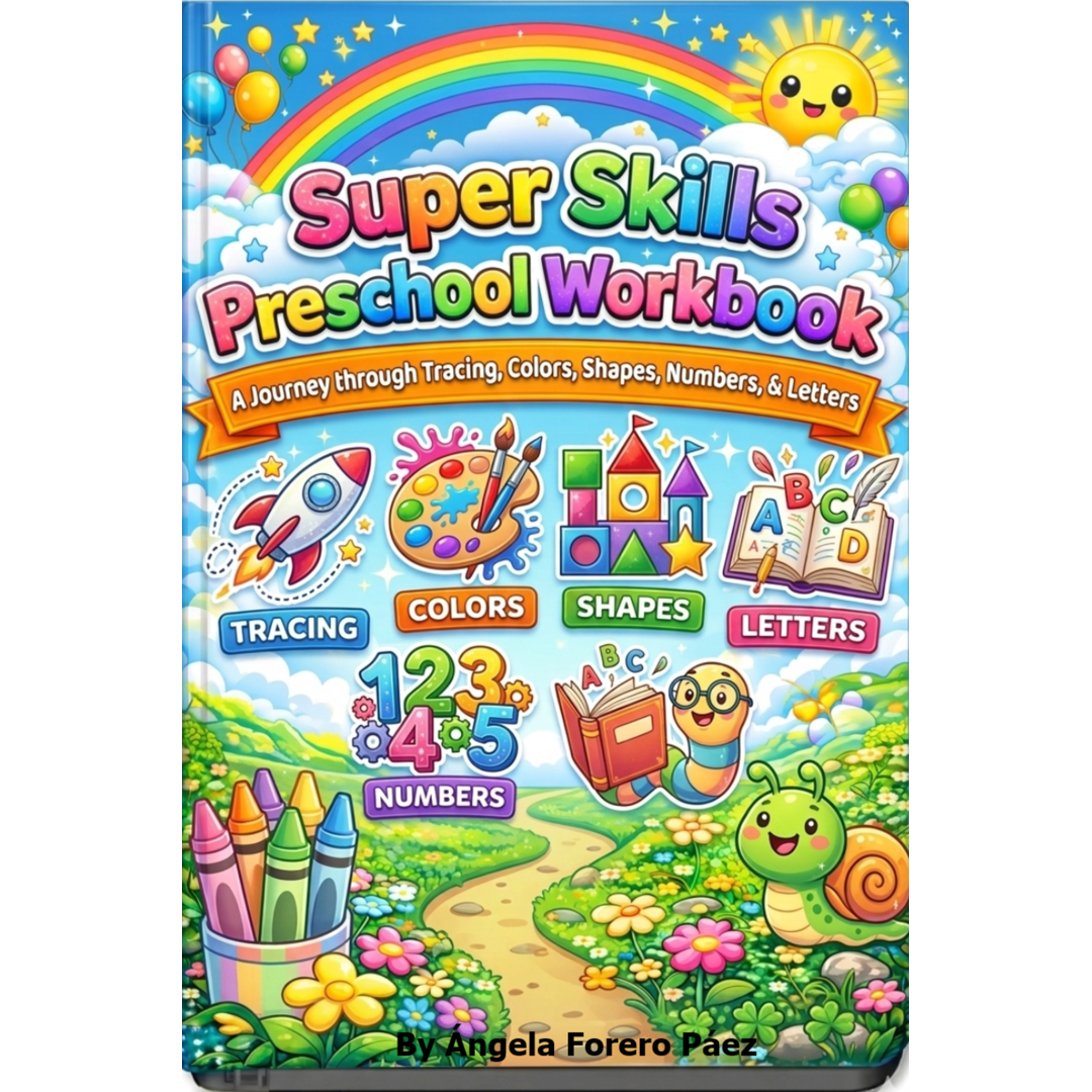 Super Skills Preschool Workbook – Printable Activities for Kids - G...