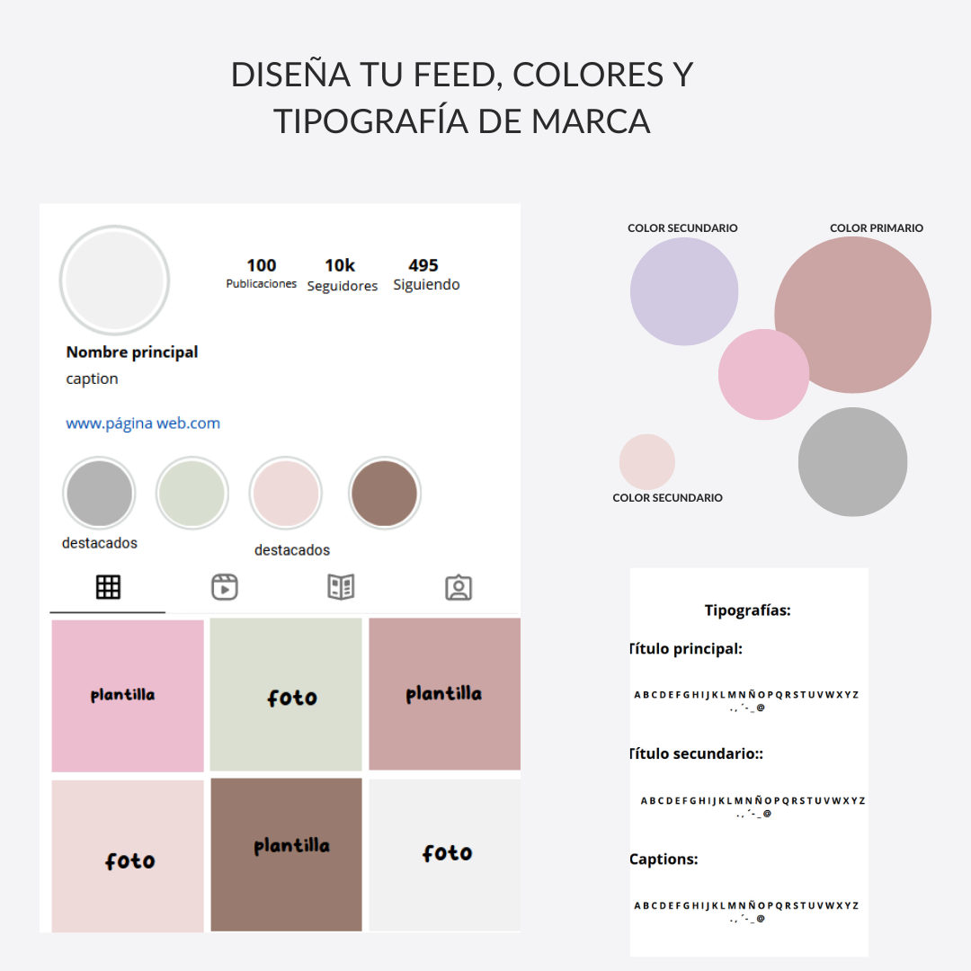 Plantillas para planificación de contenido en instagram - cristina ...