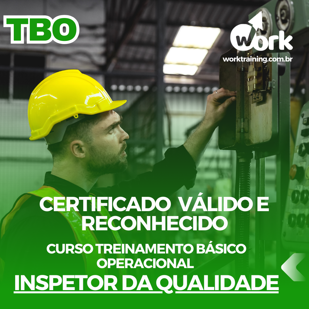 CERTIFICADO DO CURSO DE TBO INSPETOR DA QUALIDADE - WORK APP | Hotmart