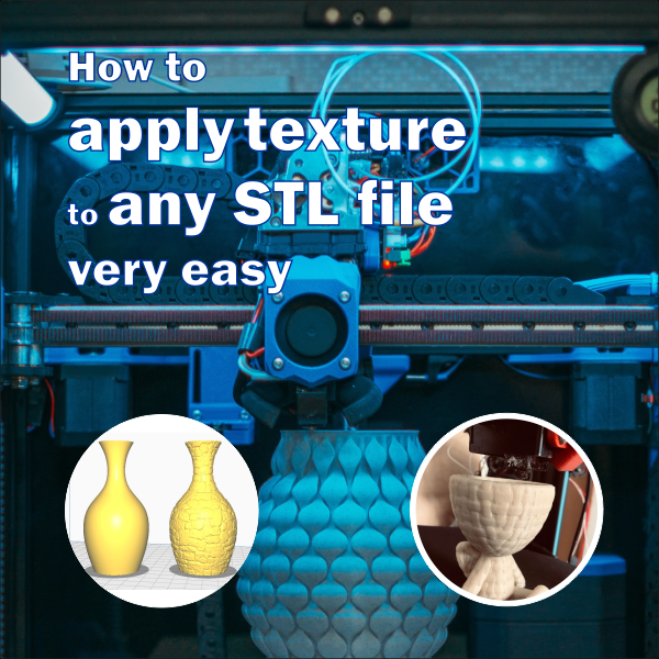 How to apply texture to any STL file very easy