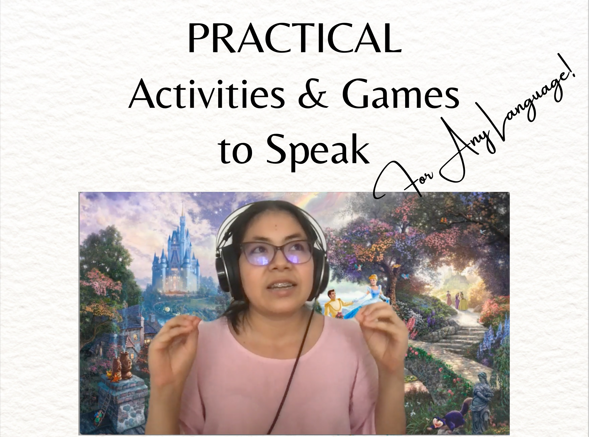 Practical Activities & Games to Speak
