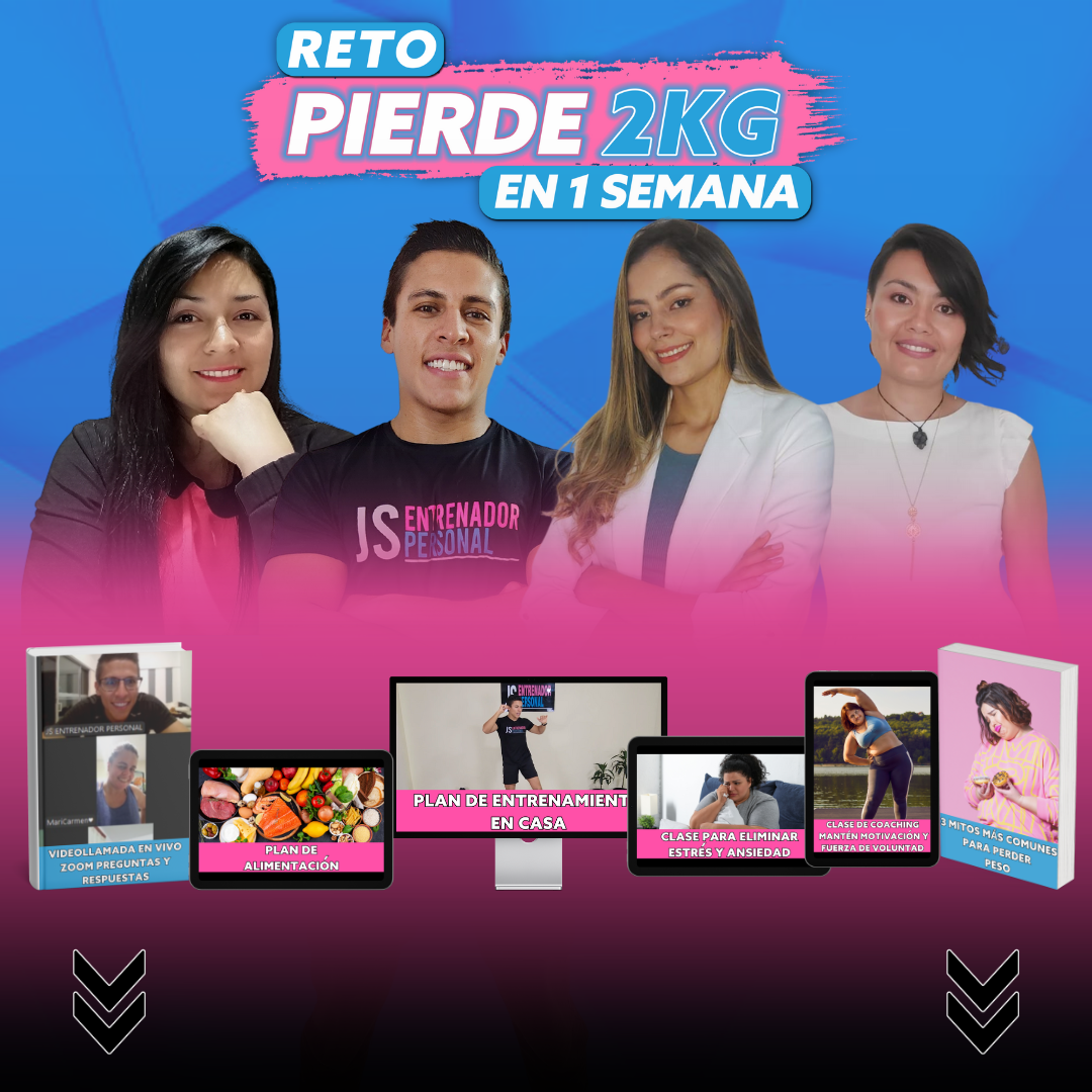 RETO PIERDE 2 KILOS EN 1 SEMANA - Juan Sebastián | Hotmart