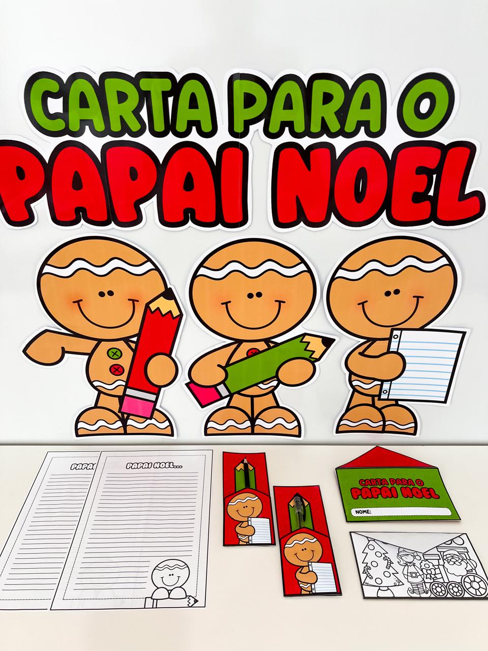 ️ Kit Pedagógico – Escrita de Cartas para o Papai Noel 🎄 - Prien...