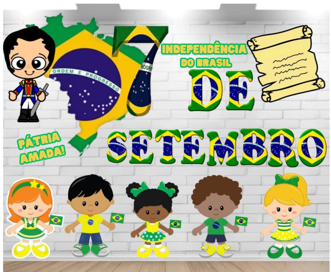 Painel ampliado de 7 de setembro 🇧🇷 - Alessandra Aparecida Cezar ...