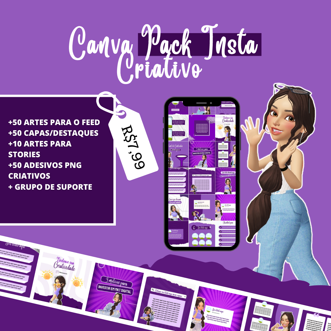 Pack Insta Criativo - Vitória Silva | Hotmart