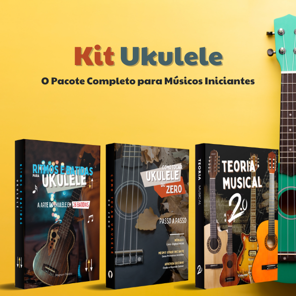 Kit Ukulele - O Pacote Completo para Músicos Iniciantes - Magnum Ol...
