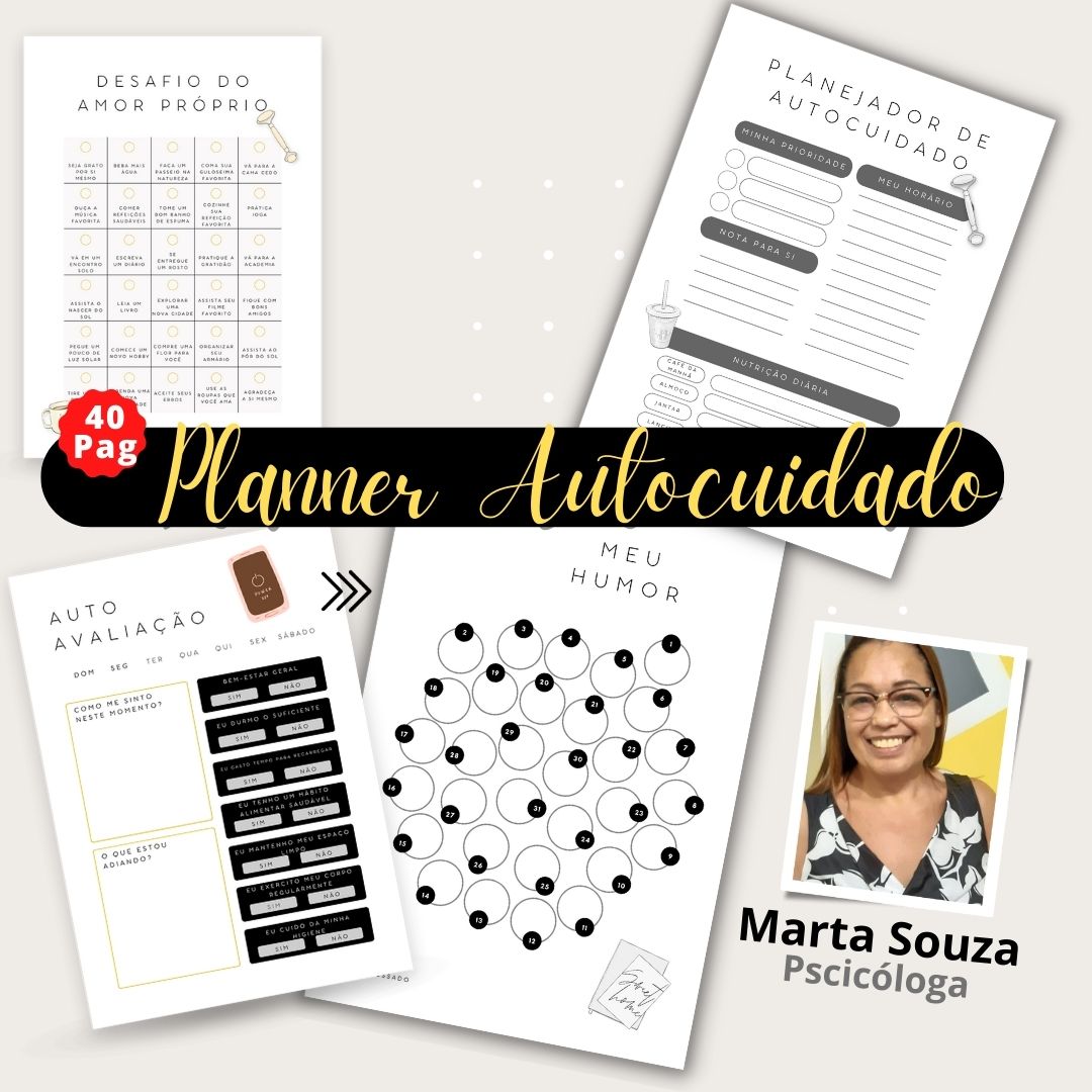 Planner Para Autocuidado - Marta Souza - Ana Carolina Dias de Alme...