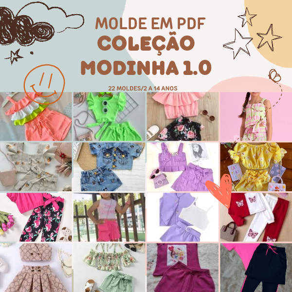 Moldes Coleção Modinha 1.0 - Franciele Souza | Hotmart