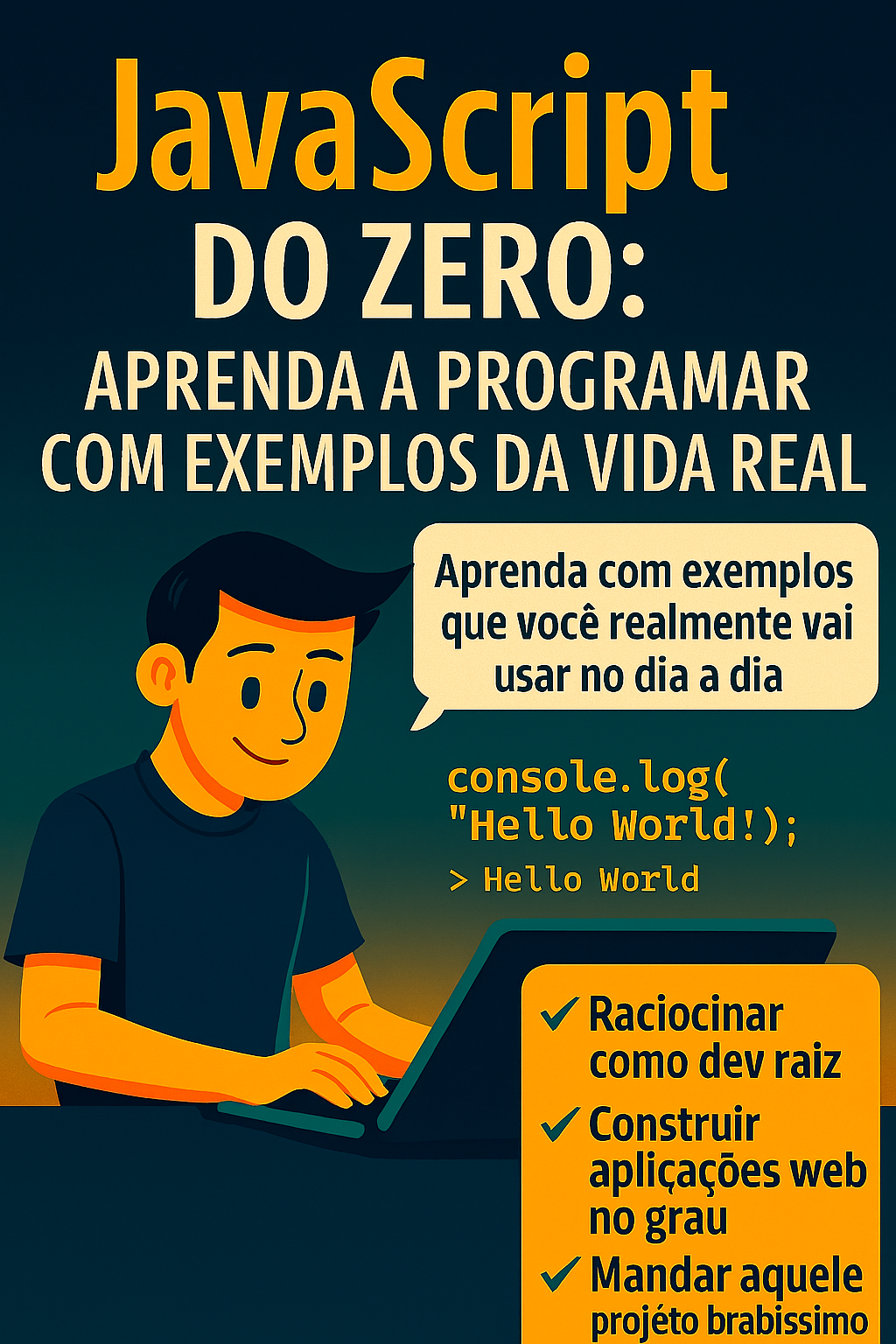 JavaScript do Zero: Aprenda a Programar com Exemplos da Vida Real