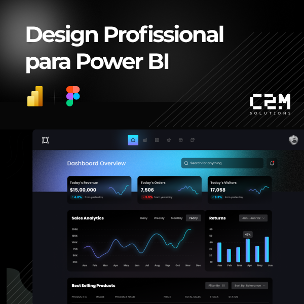 Design Profissional para Power BI - C2M Solutions | Hotmart
