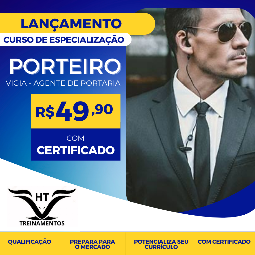 Agente de portaria, porteiro, vigia - HT TREINAMENTOS | Combat Trai...