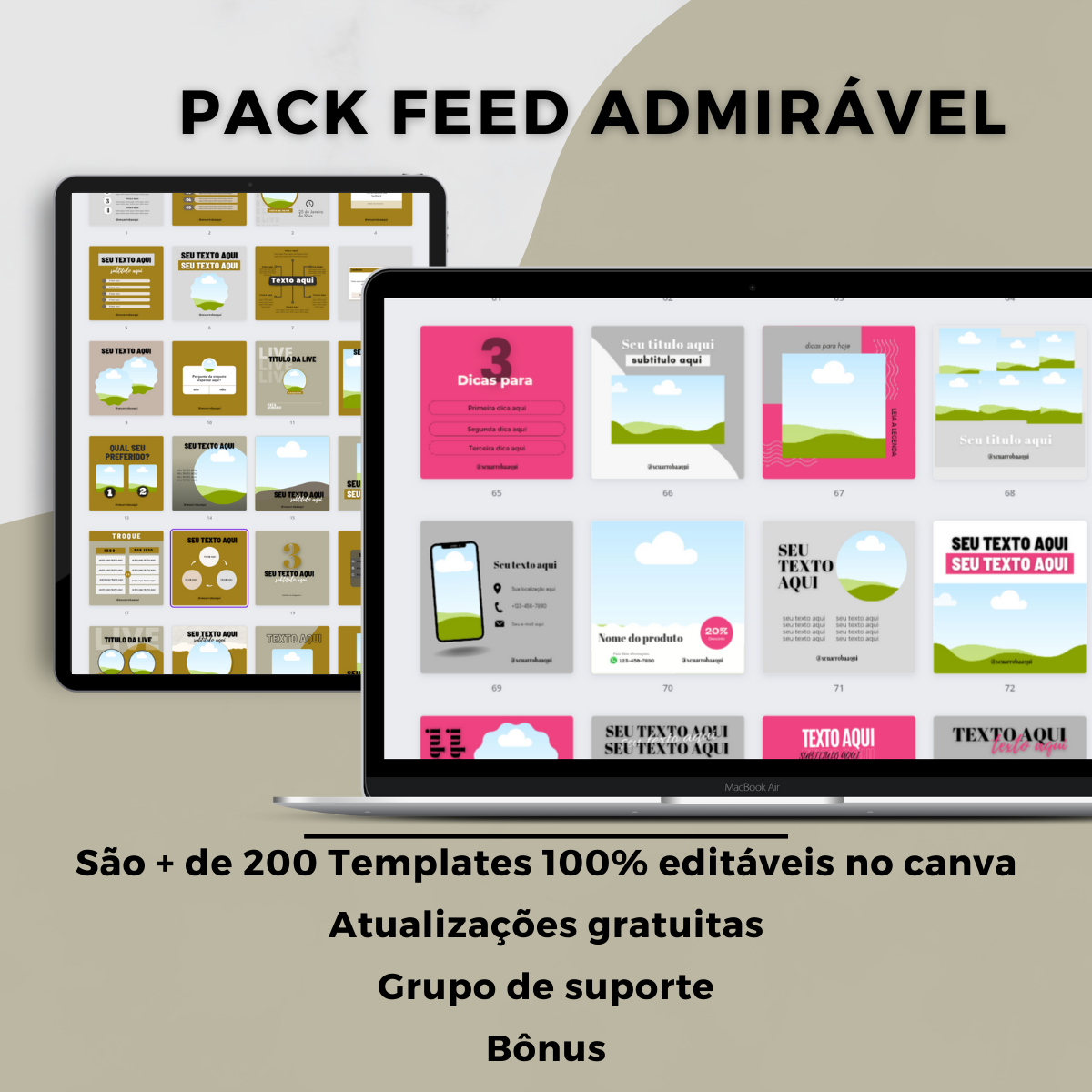 Pack Feed Admirável