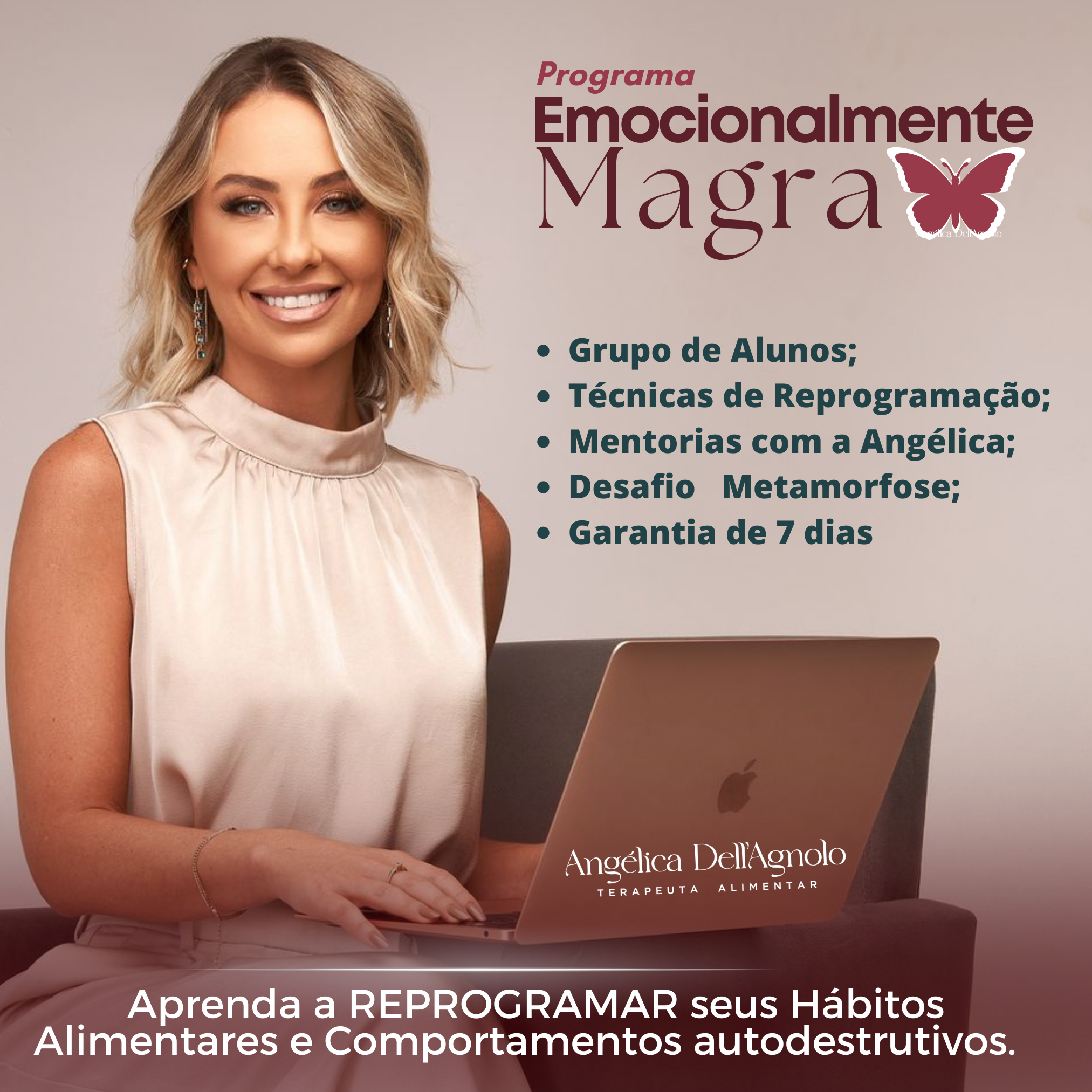 Programa Emocionalmente Magra - Angélica Dell`Agnolo | Hotmart