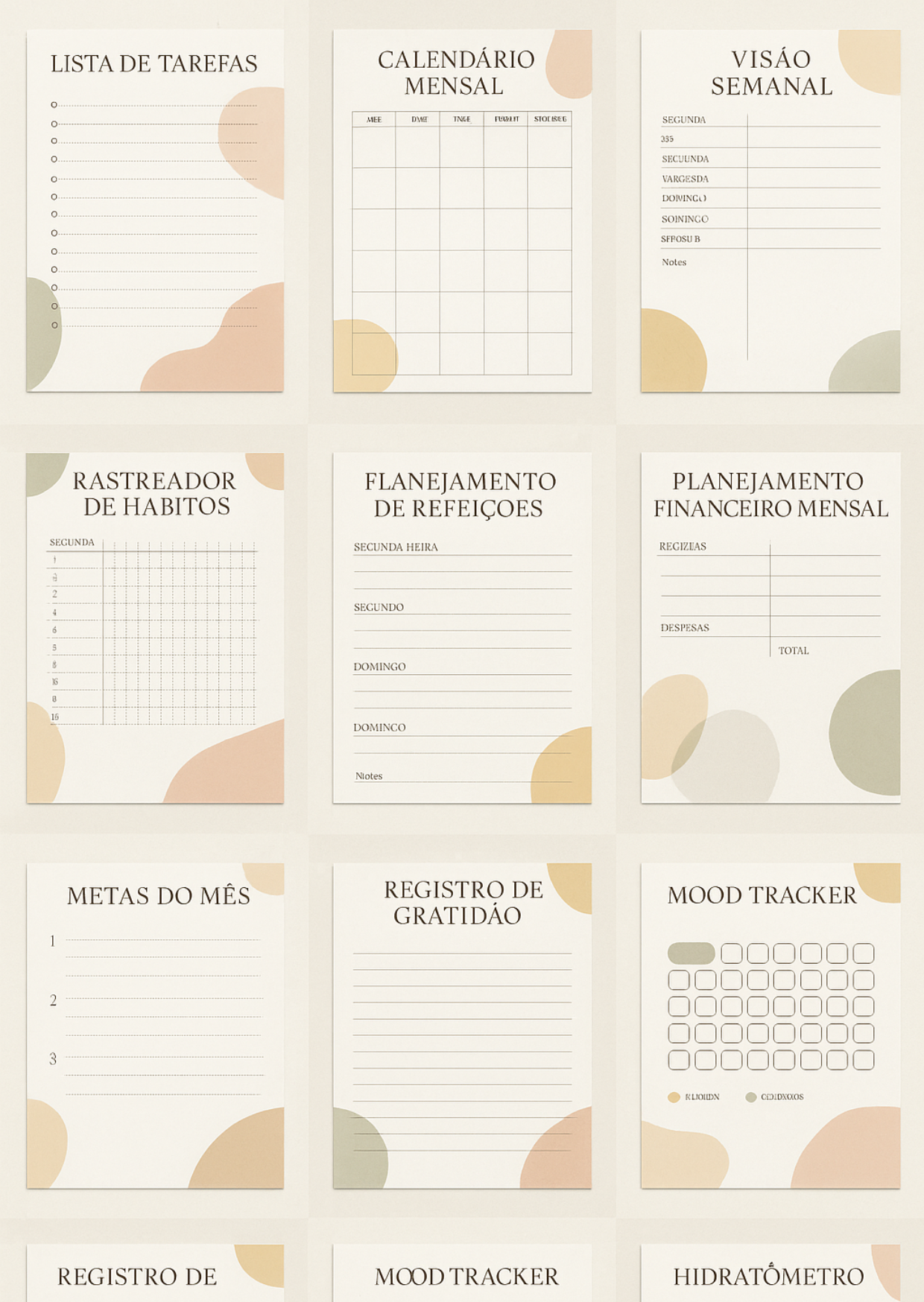 Planner Diário de Tarefas & Organização Pessoal - Bianca | Hotmart