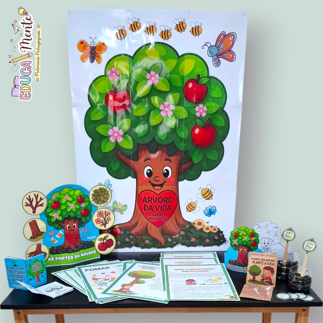 🌳 KIT DIA DA ÁRVORE 🌳 - EDUCA MENTE MATERIAIS PEDAGÓGICOS | Hotmart
