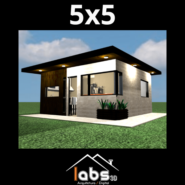 PLANTA DE CASA 5X5 - charles silva | Hotmart