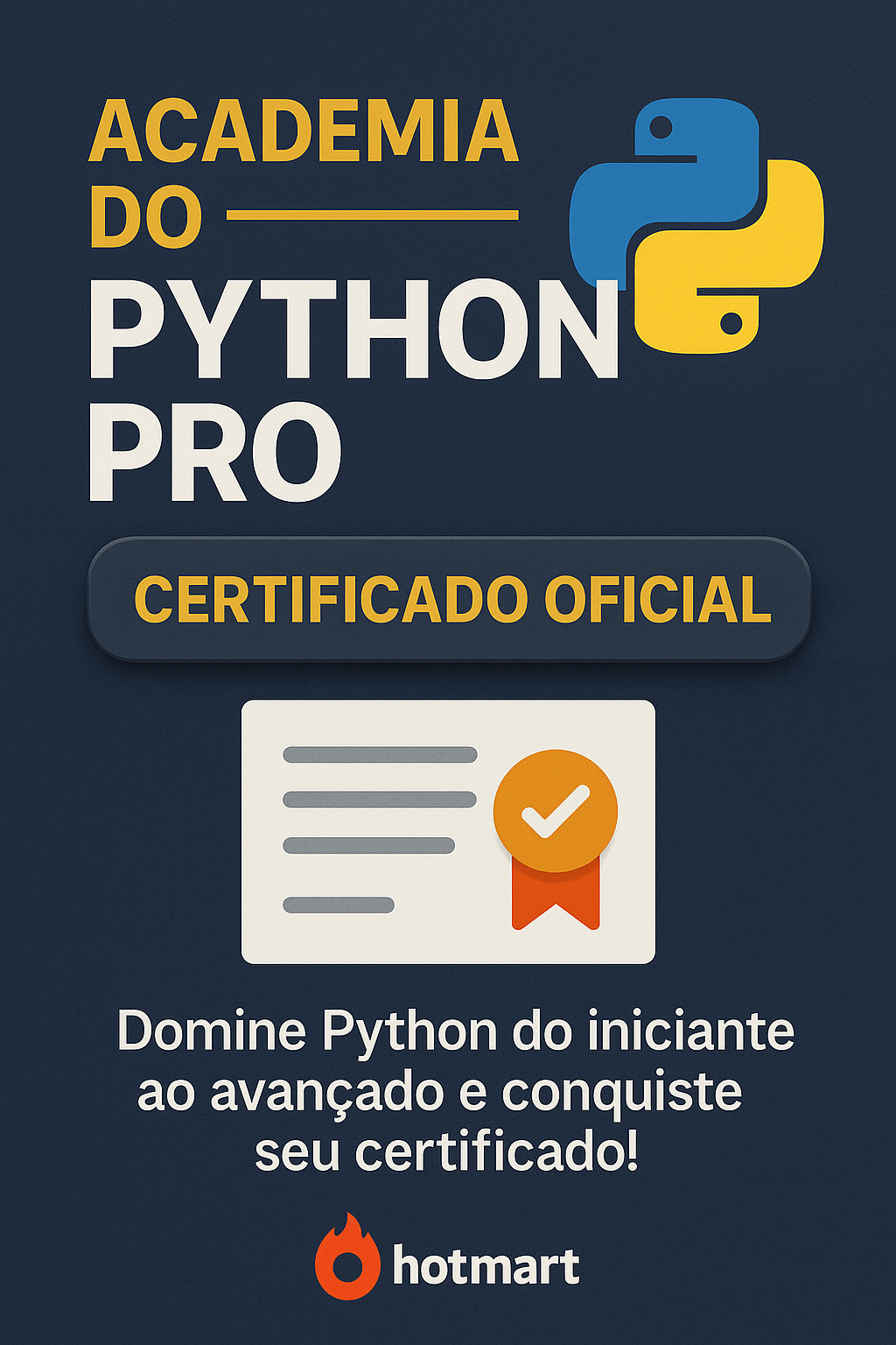 Academia do Python Pro – Certificado Oficial - Júlia Fernandes de ...
