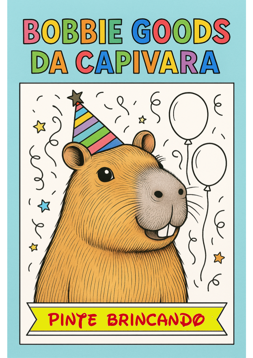 Bobbie Goods da Capivara - Pinte Brincando - Gean Carlo Vieira | Ho...