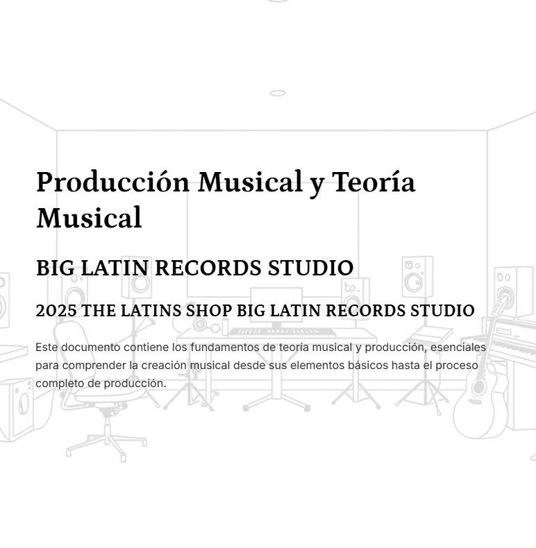 Clases De Producción Musical Y Teoría musical - THE LATINS SHOP