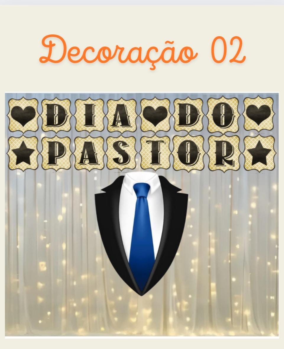 DECORAÇÃO 02 - DIA DO PASTOR