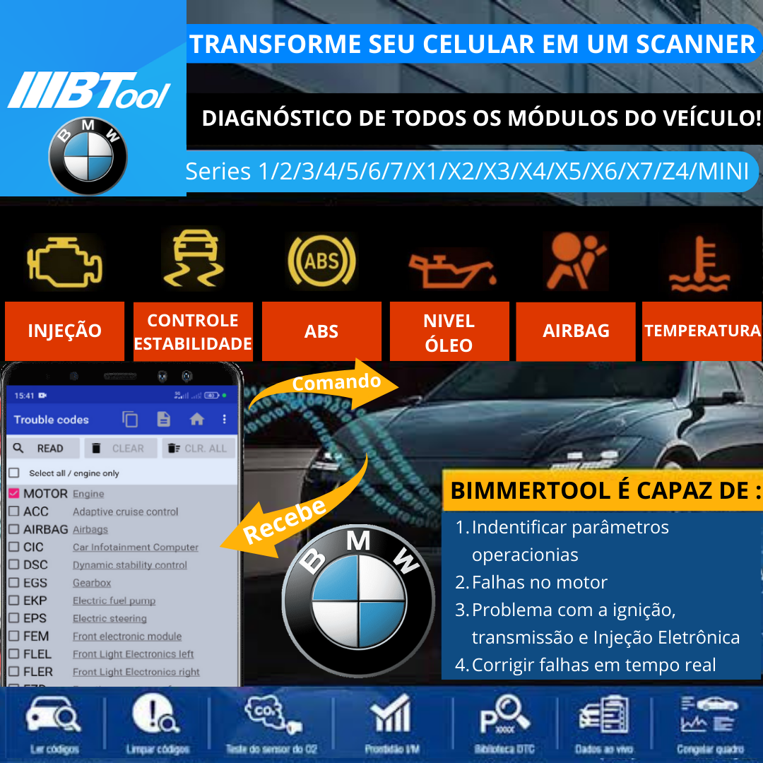 Bimmer Tool - Transforme Seu Celular em um Scanner - Leonardo Santo...