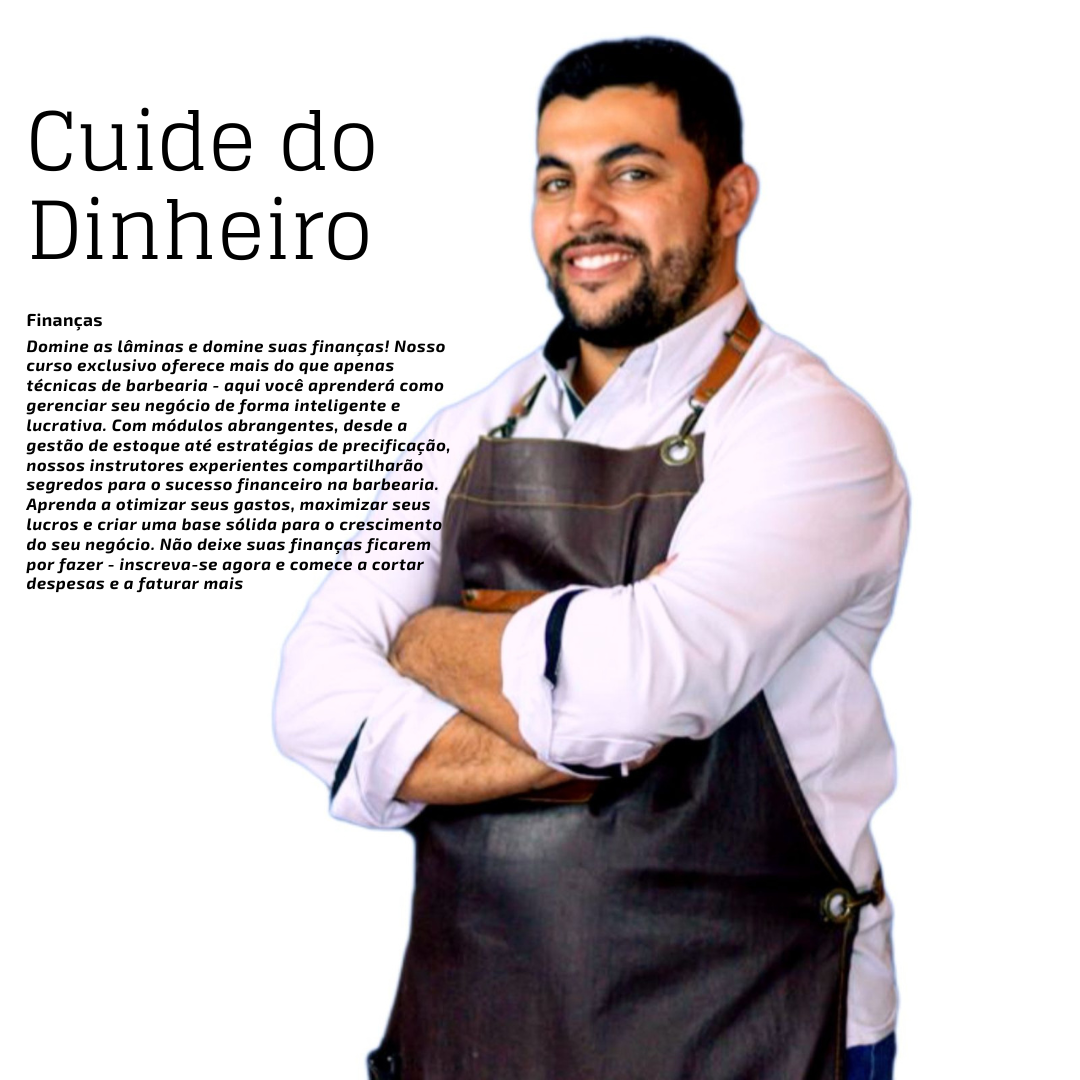 Cuide do seu financeiro na Barbearia - adan ramon zandonadi | Hotmart