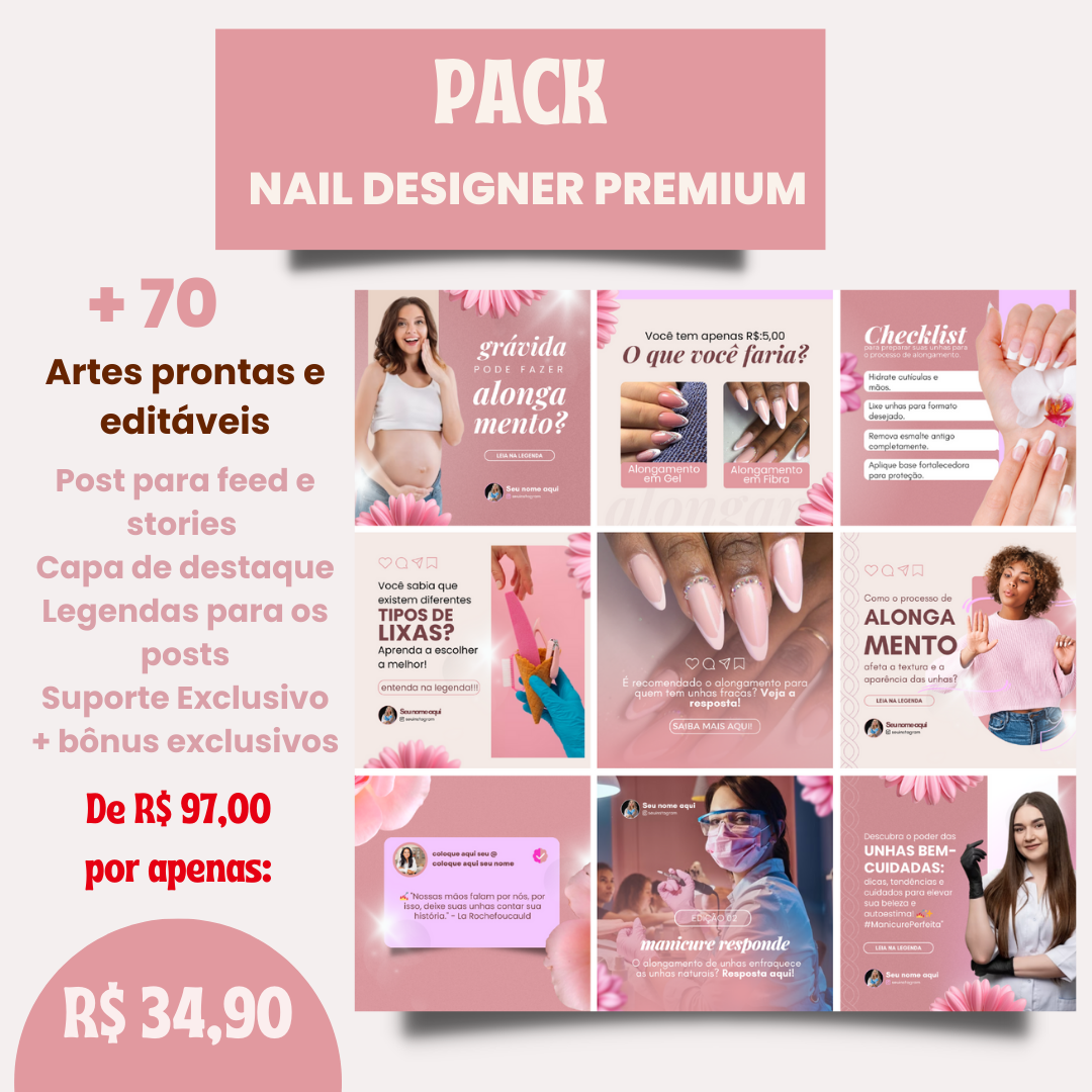 PACK NAIL DESIGNER PREMIUM
