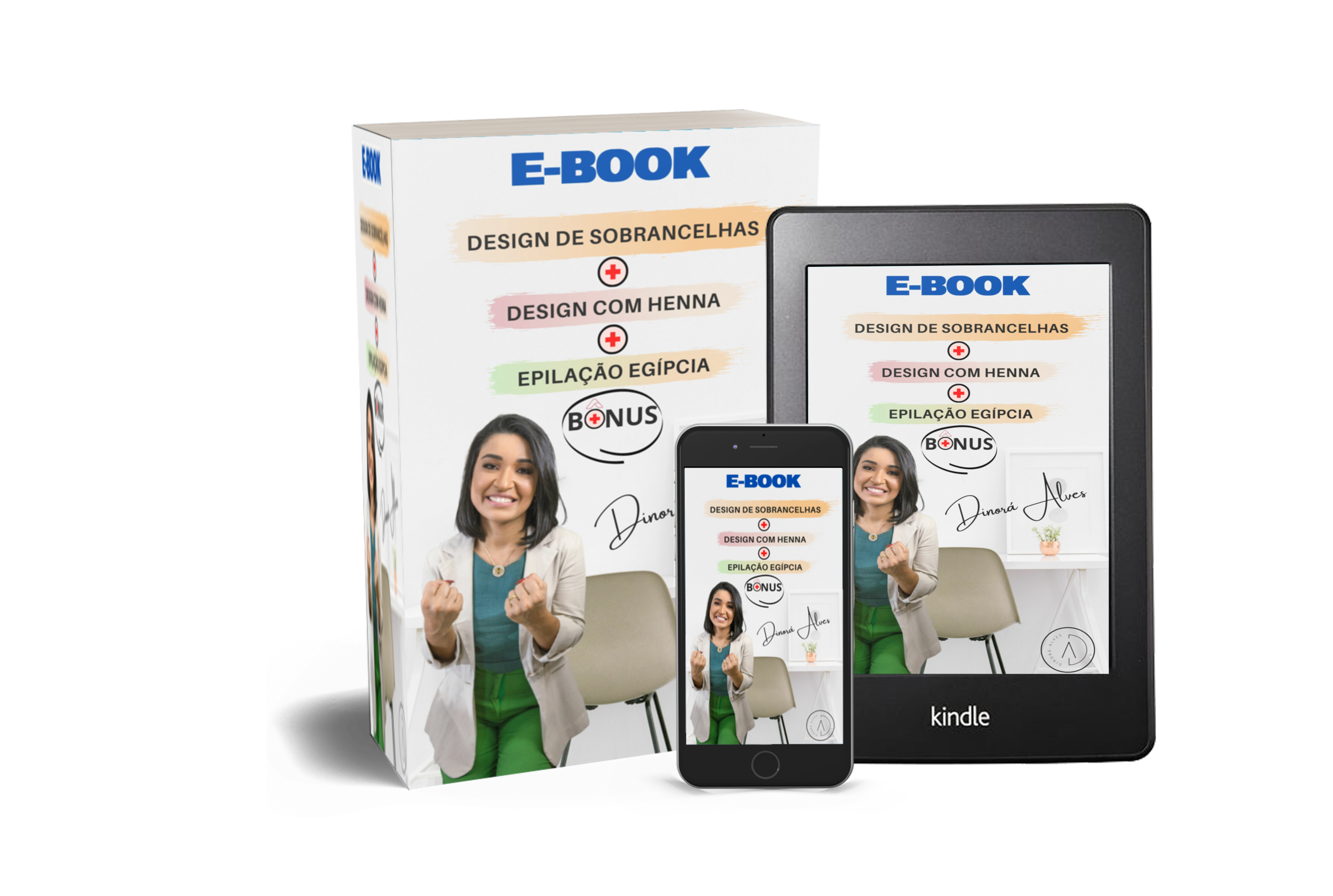 Design De Sobrancelhas Com Aplicação De Henna E Epilação Egípcia