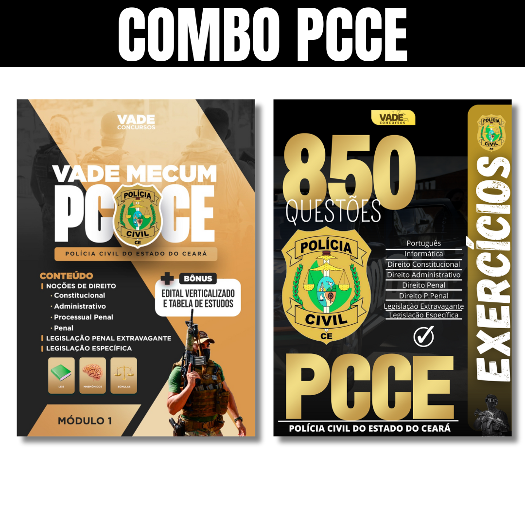 COMBO PCCE - PÓS EDITAL
