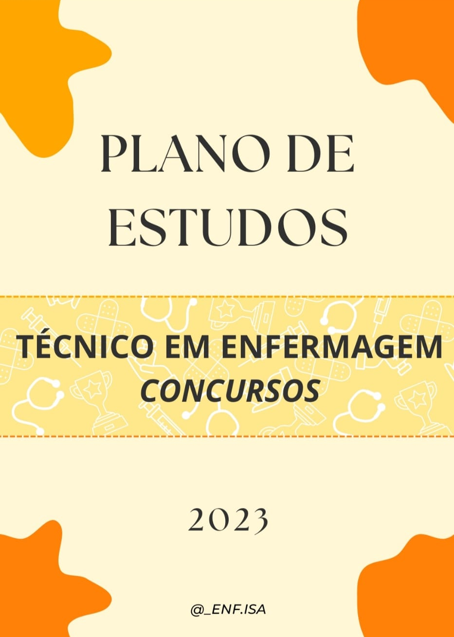 Plano de Estudos para Técnicos de Enfermagem - Isabela de Oliveira ...