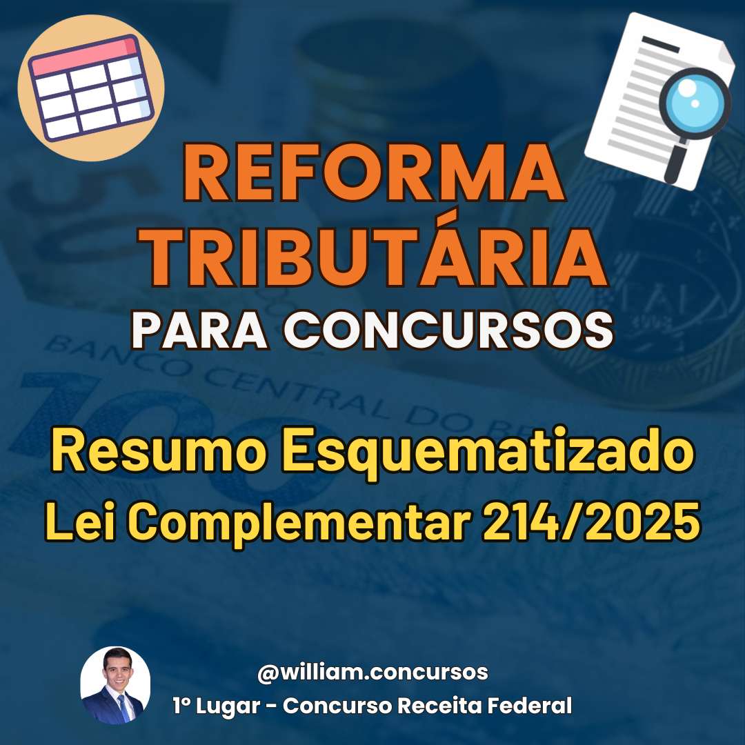 🚀 Resumo Esquematizado: Lei Complementar n° 214/2025 (Reforma Trib...