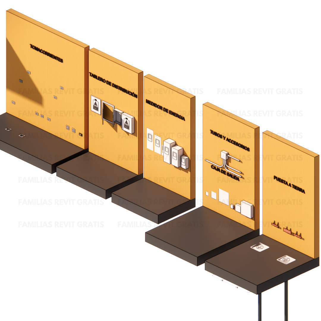 FAMILIAS REVIT PREMIUM DE INSTALACIONES ELECTRICAS - MASTER BIM | H...