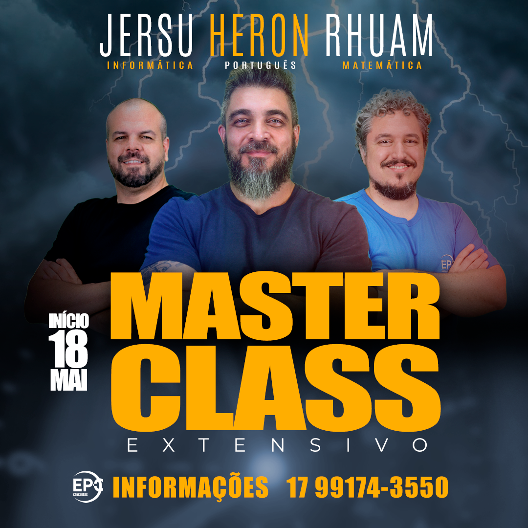 MASTER CLASS - EPC Concursos | Hotmart