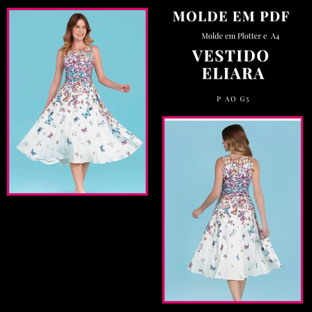 MOLDE VESTIDO ELIARA PLUS SIZE