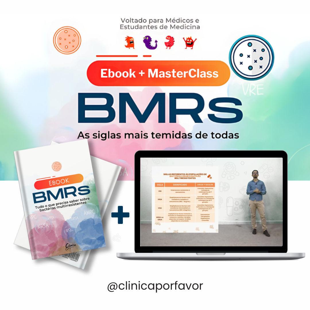 Ebook + MasterClass - Bactérias Multirresistentes (BMRs)