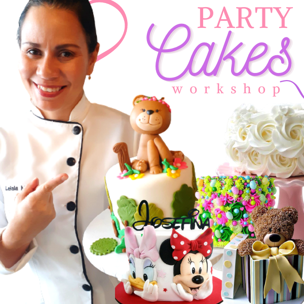 PARTY CAKES WORKSHOP - Leisla Gisel Mendoza Tavera | Hotmart