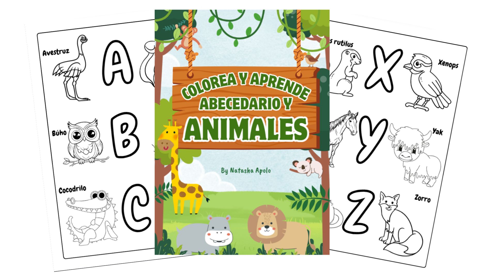 COLOREA Y APRENDE - ABECEDARIO Y ANIMALES - Natasha Dayanara Apolo ...