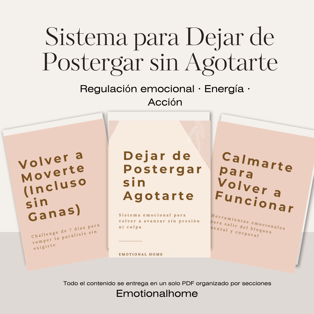 Dejar de Postergar sin Agotarte | Hotmart