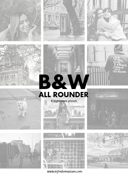 INFINITO MAIS UM PRESETS - B&W ALL ROUNDER